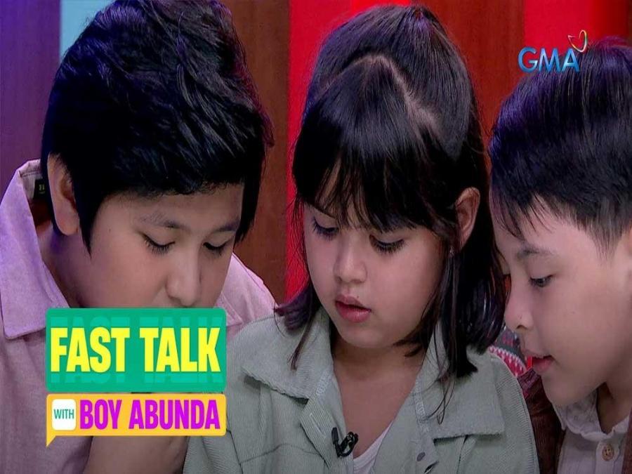 Fast Talk with Boy Abunda: Kapuso child stars, nagbigay ng LOVE ADVICE ...