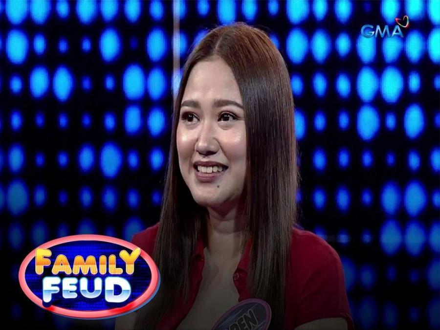 Family Feud Philippines: KAREN DELOS REYES, UMARIBA SA FAST MONEY ROUND ...