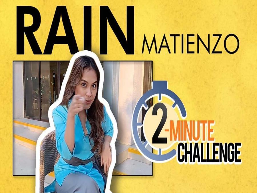 Kapuso Web Specials: 2-minute challenge with Rain Matienzo | GMA ...