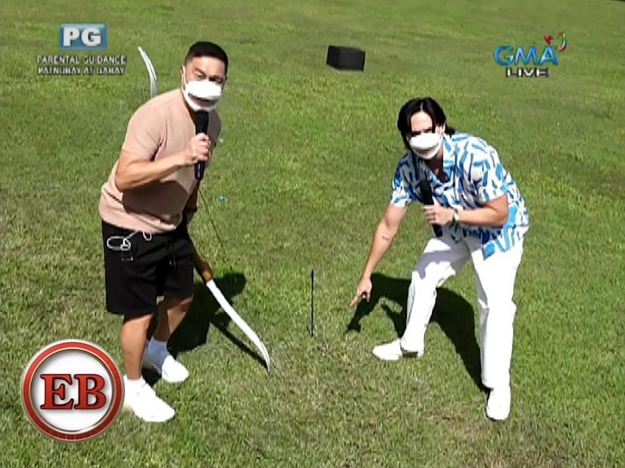 Eat Bulaga Jose Manalo At Ruru Madrid Nag Archery Gma Entertainment