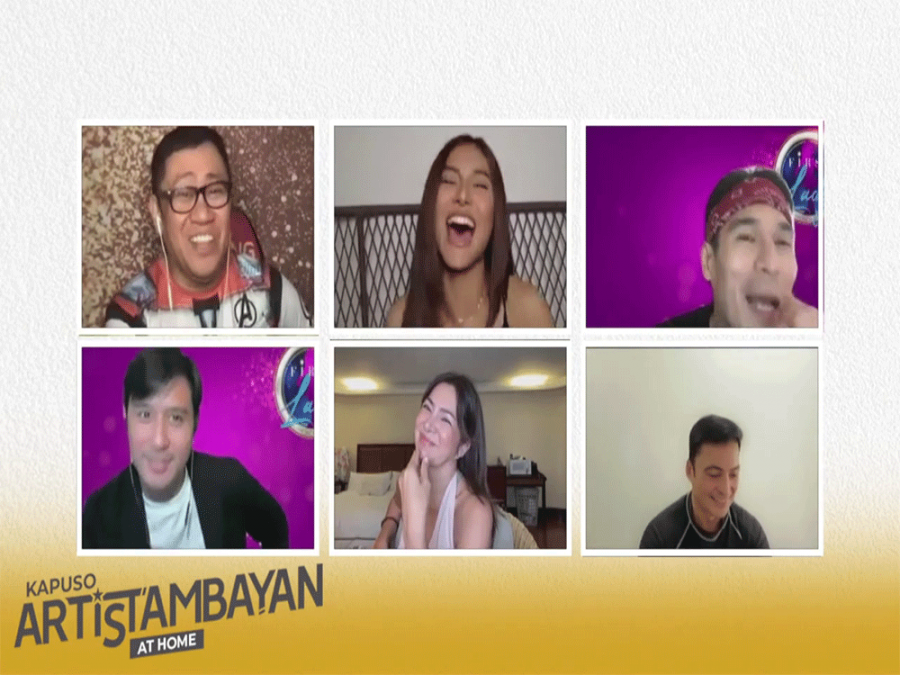 ArtisTambayan: 'This or That game' with the cast of 'First Lady' | GMA ...