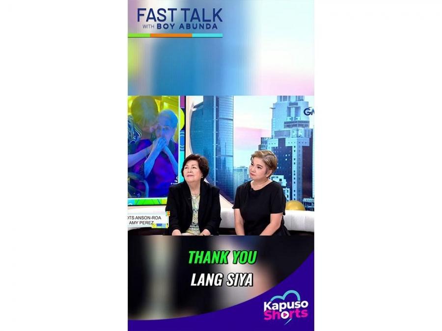 Tito Boy's last moment with Gloria Romero #shorts | Fast Talk with Boy ...