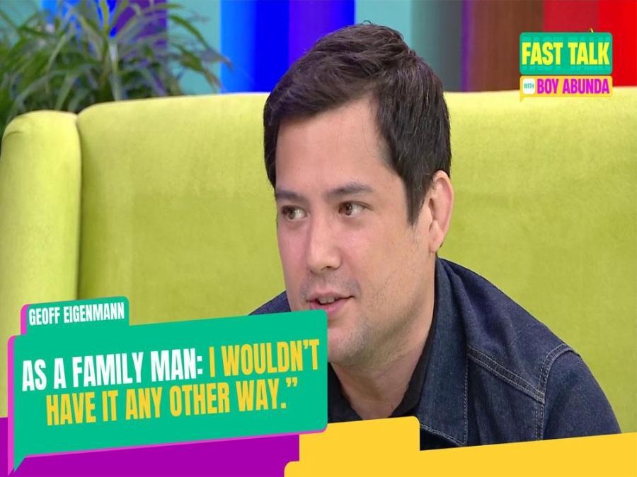 Fast Talk with Boy Abunda: Geoff Eigenmann, proud na family man! (Full ...