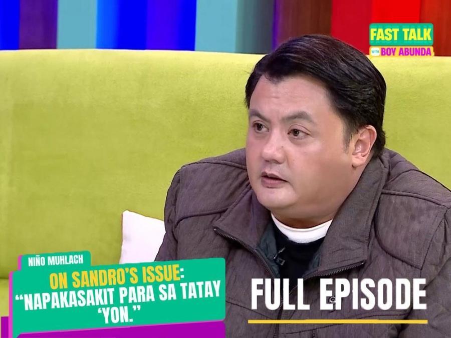 Fast Talk with Boy Abunda: Niño Muhlach, nagsalita na sa isyu tungkol kay Sandro! (Full Episode ...