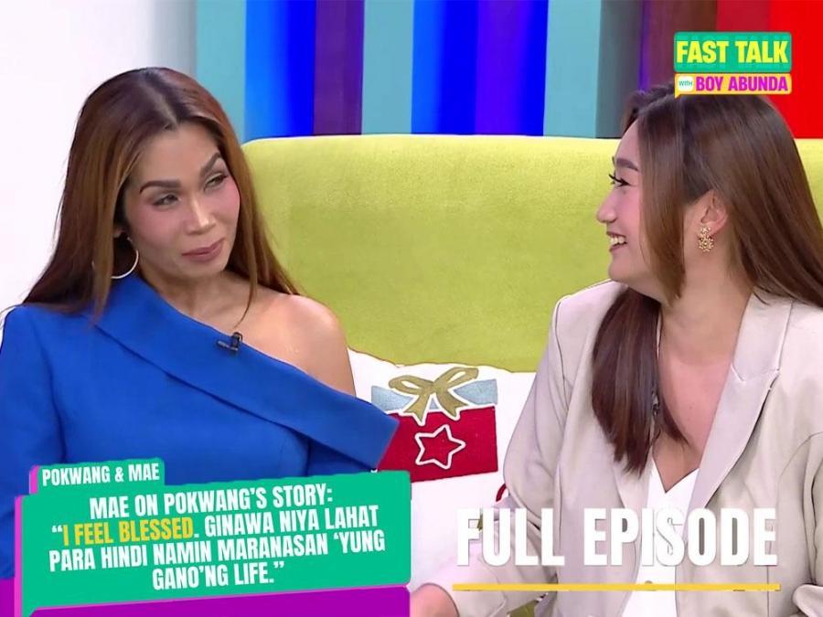 Fast Talk with Boy Abunda: Mae Subong, hinahangaan ang inang si Pokwang ...