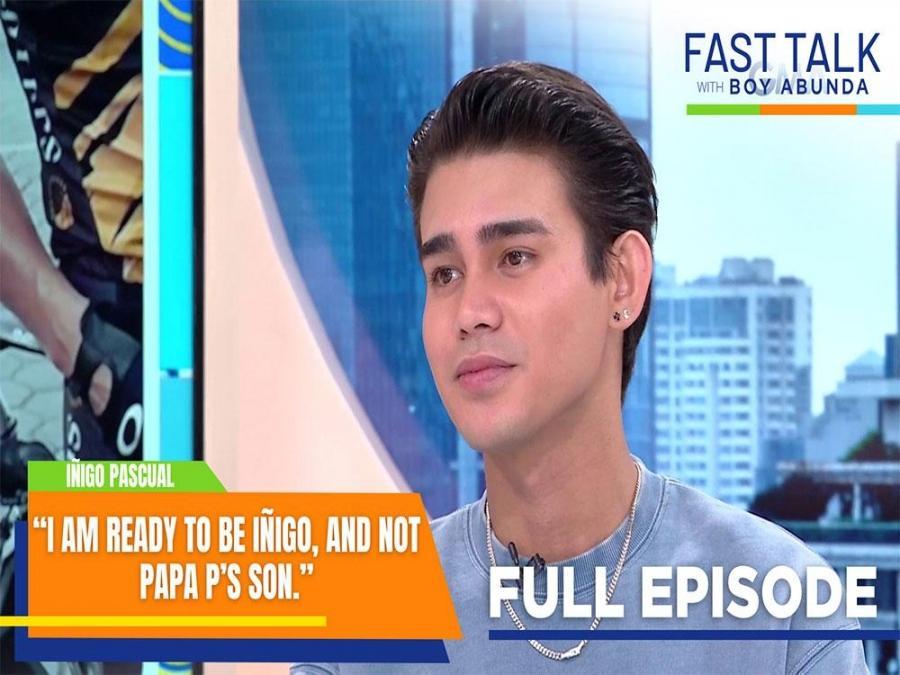 Fast Talk with Boy Abunda: Iñigo Pascual is not just Piolo Pascual's ...