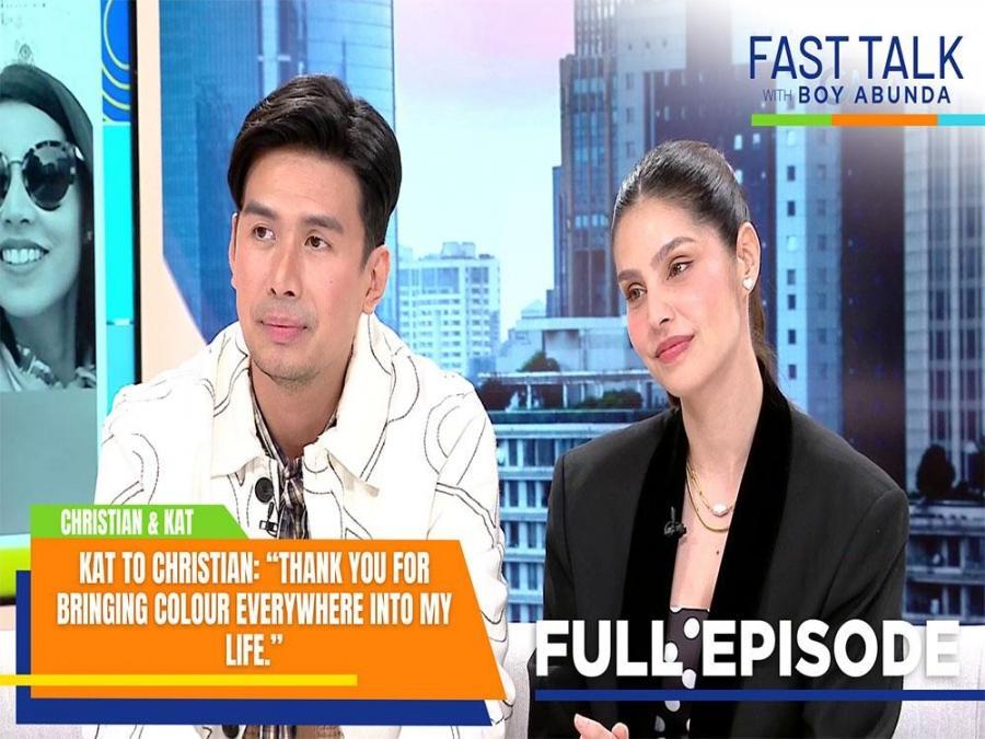 Fast Talk with Boy Abunda: Ang love story nina Christian at Kat ...