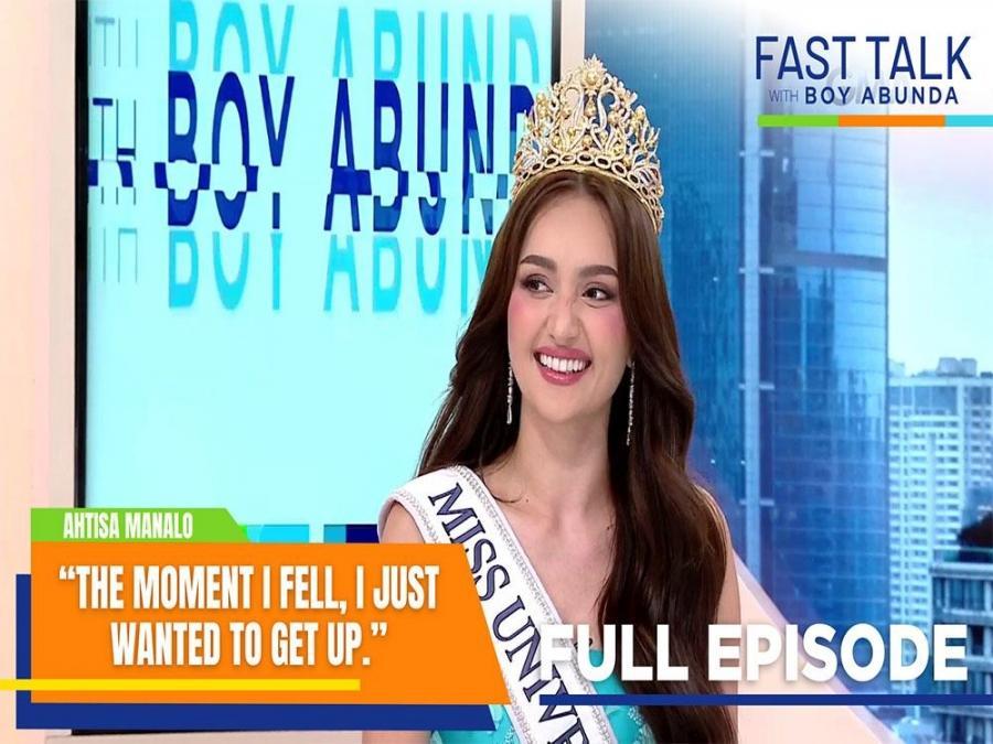 Fast Talk with Boy Abunda: Ahtisa Manalo rises to be Miss Universe ...