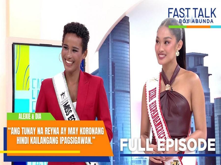Fast Talk with Boy Abunda: Alexie Brooks and Dia Mate, the empowered queens! (Full Episode 599 ...