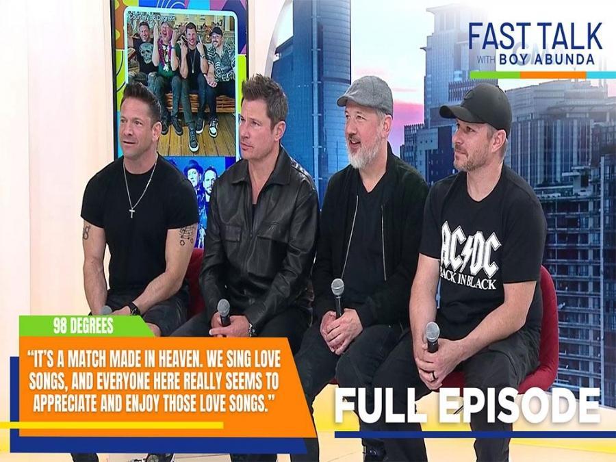 Fast Talk with Boy Abunda: 98 Degrees is back to perform their hits in ...