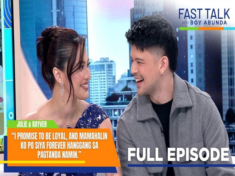 Fast Talk with Boy Abunda: Julie Anne San Jose at Rayver Cruz, ikakasal na ba?! (Full Episode ...