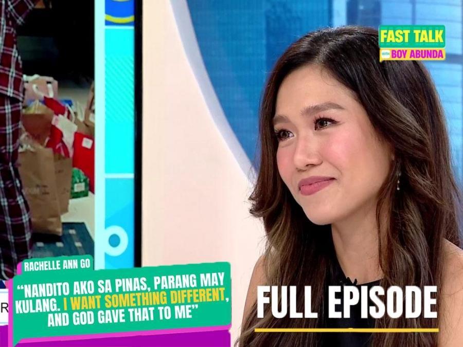 Fast Talk with Boy Abunda: Rachelle Ann Go, the international theater ...