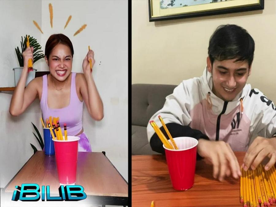 iBilib: 'Bouncing pencils into a cup challenge' with Denise Barbacena ...