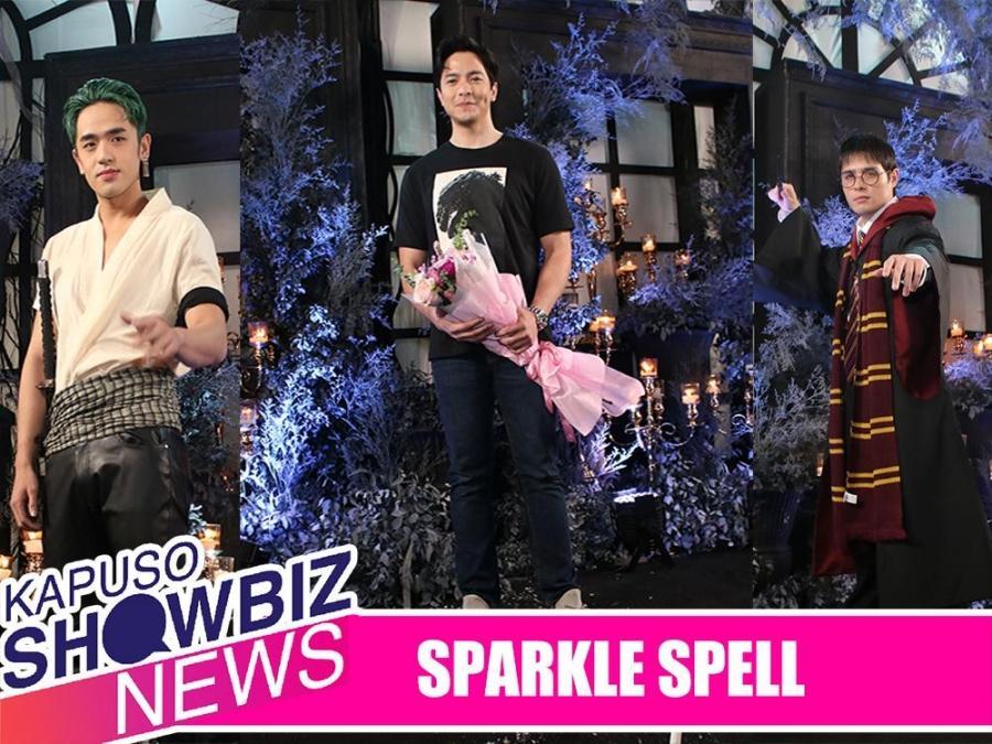 Kapuso Showbiz News: Alden Richards, David Licauco, and other actors looks for the Sparkle Spell ...