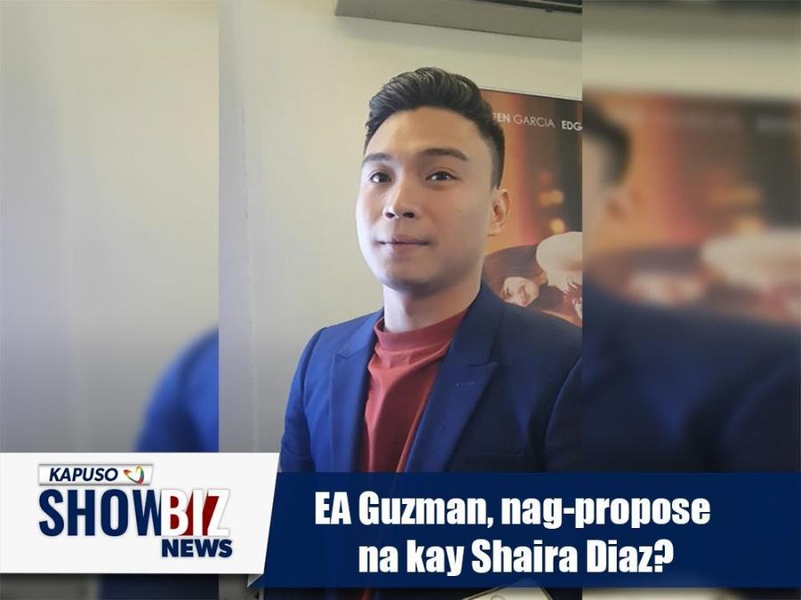 Kapuso Showbiz News: Edgar Allan Guzman, nag-propose na kay Shaira Diaz ...