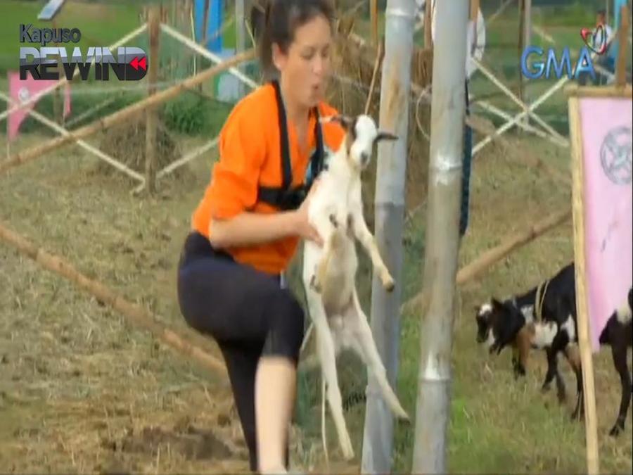 Kapuso Rewind: Ellen Adarna, natakot sa kambing! (Extra Challenge ...