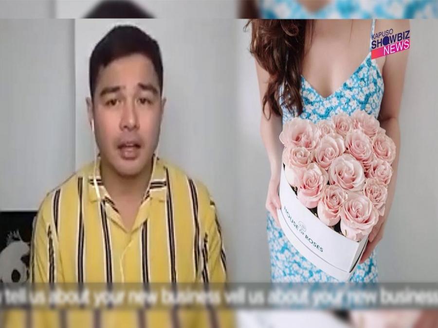 Kapuso Showbiz News: Benjamin Alves starts online flower shop with his ...