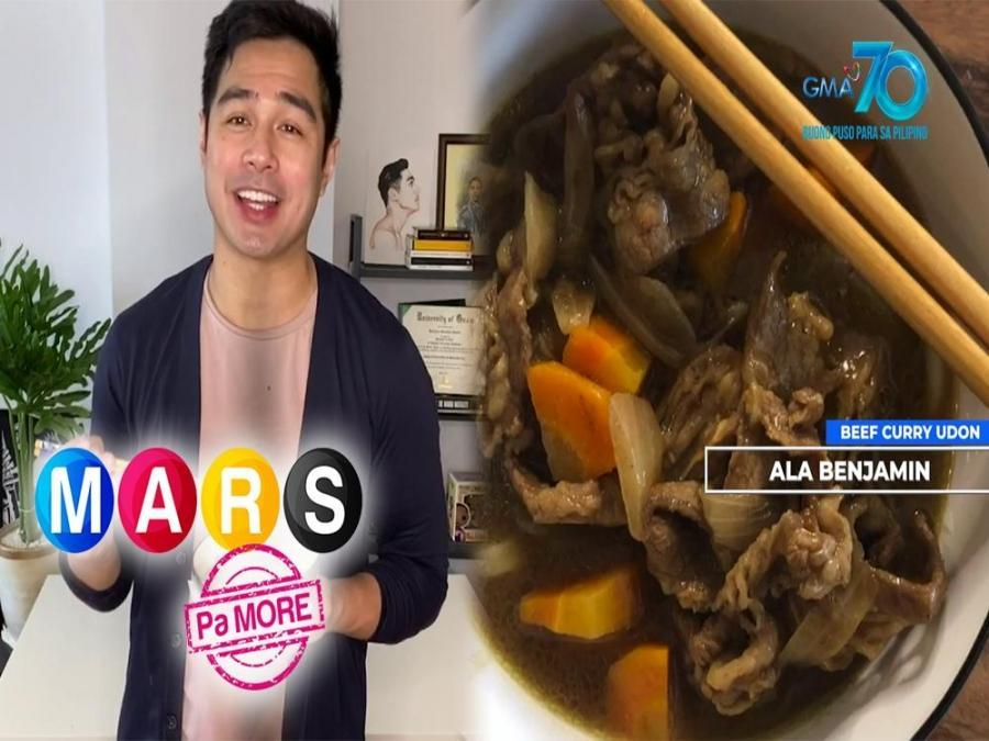 Mars Pa More: Beef Curry Udon ala Benjamin Alves | Mars Masarap | GMA ...