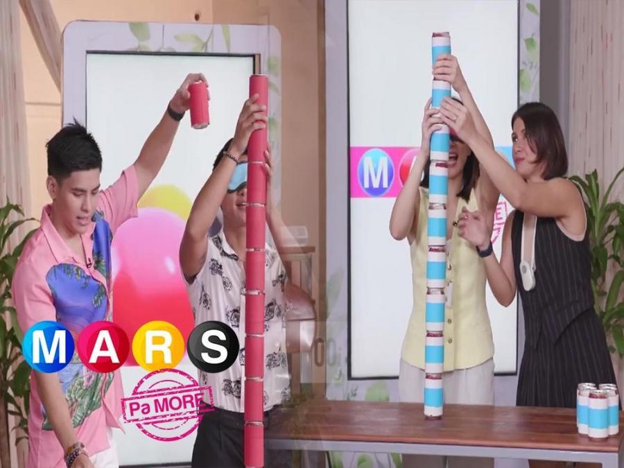 Royce Cabrera, NASABUGAN ng soda can tower! | Mars Pa More | GMA ...