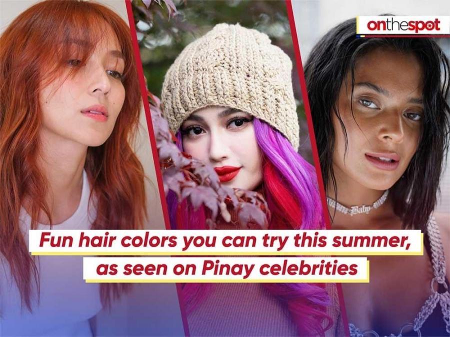 On the Spot: Fun hair colors you can try this summer, as seen on Pinay ...