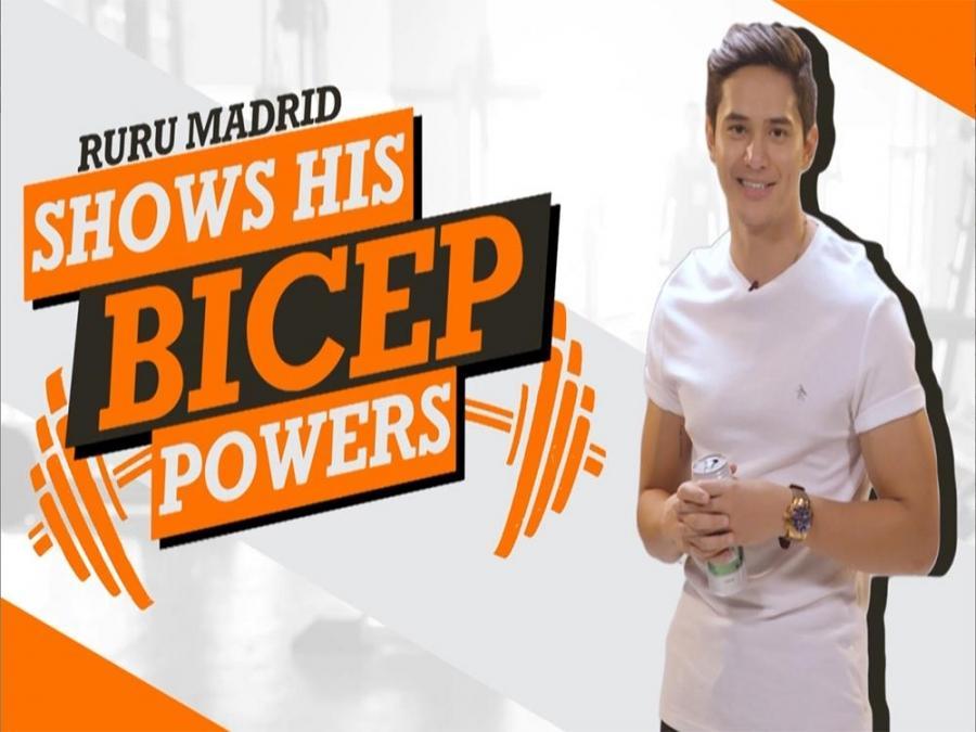 WATCH: Ruru Madrid shows his bicep powers | GMA Entertainment