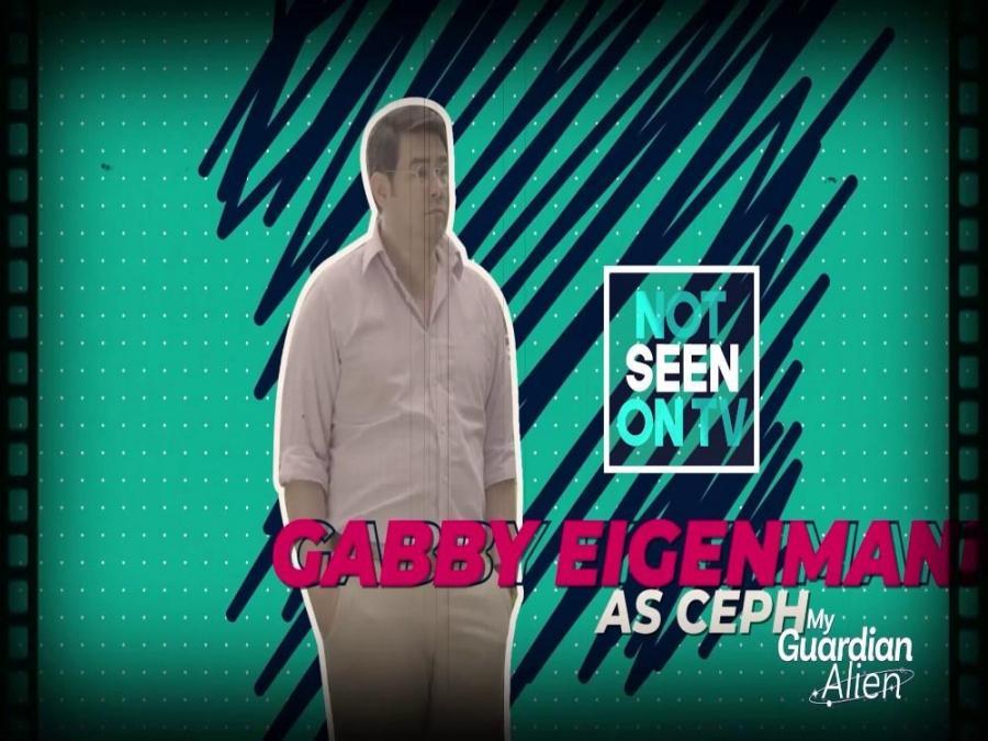 My Guardian Alien: Behind the scenes of Gabby Eigenmann | Not Seen On ...
