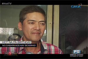 H.O.T. TV: Bossing Vic Sotto celebrates his birthday with the Dabarkads ...