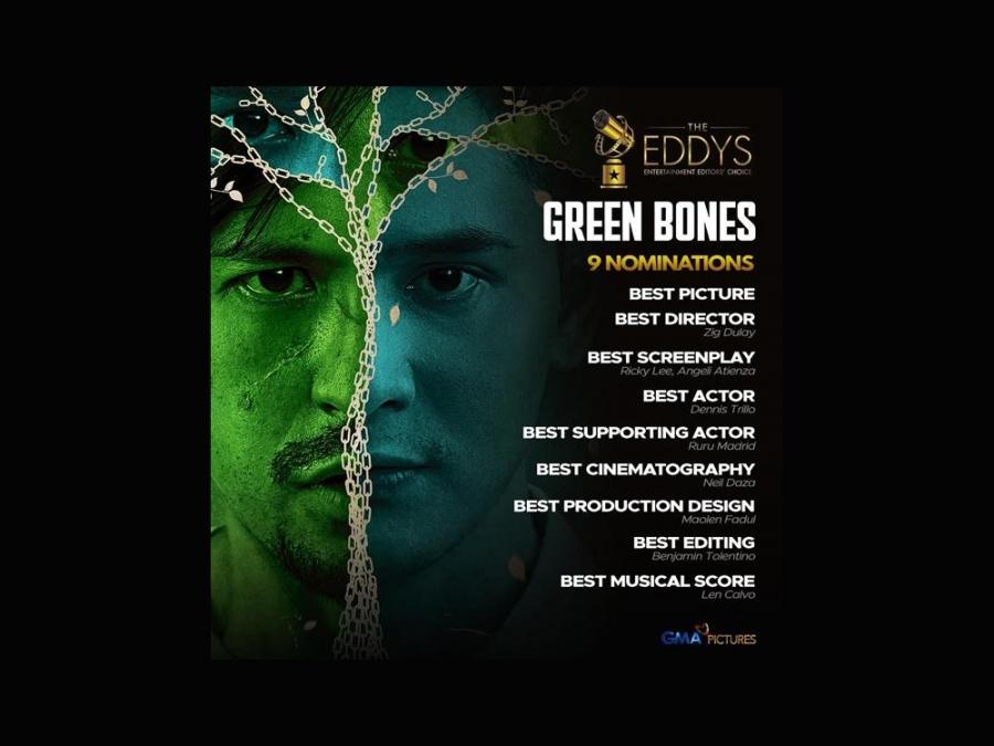 'Green Bones' earns 9 nominations at the 8th EDDYS awards | GMANetwork ...