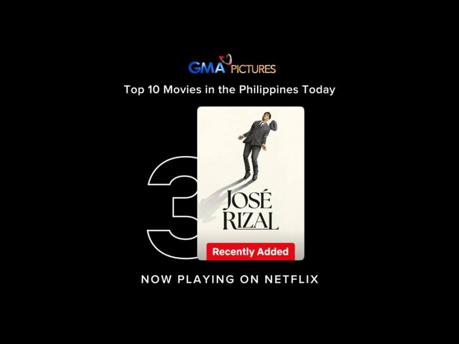 Remastered 'Jose Rizal' debuts at #3 on Netflix Philippines ...
