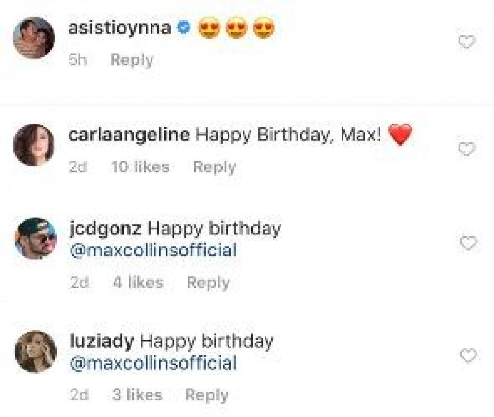Max Collins's sweet message to the man who made her 26th birthday truly ...