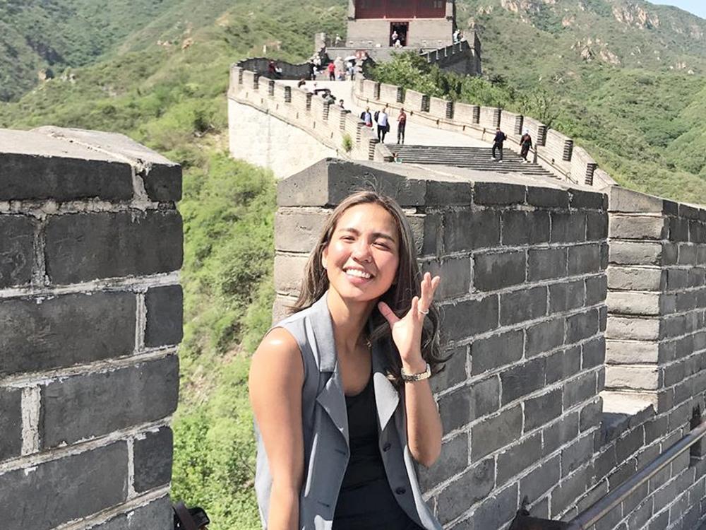LOOK: Aicelle Santos reaches the top of Great Wall of China | GMA ...