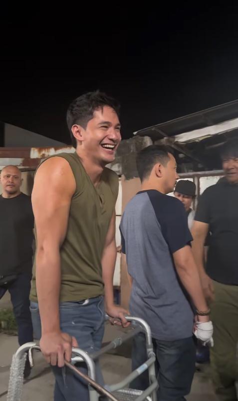 Ruru Madrid, tuloy sa taping kahit naka wheelchair at saklay | GMA Entertainment