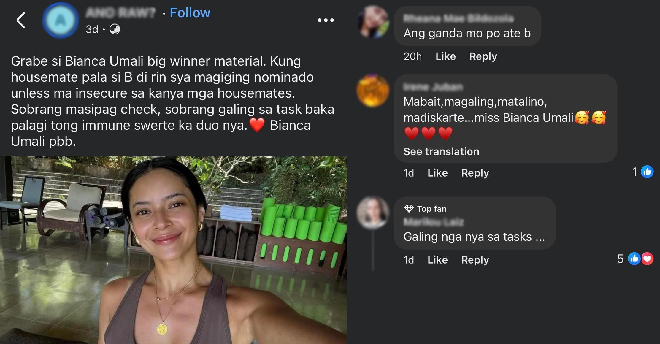 Bianca Umali, big winner material ng 'PBB' ayon sa viewers? | GMA Entertainment