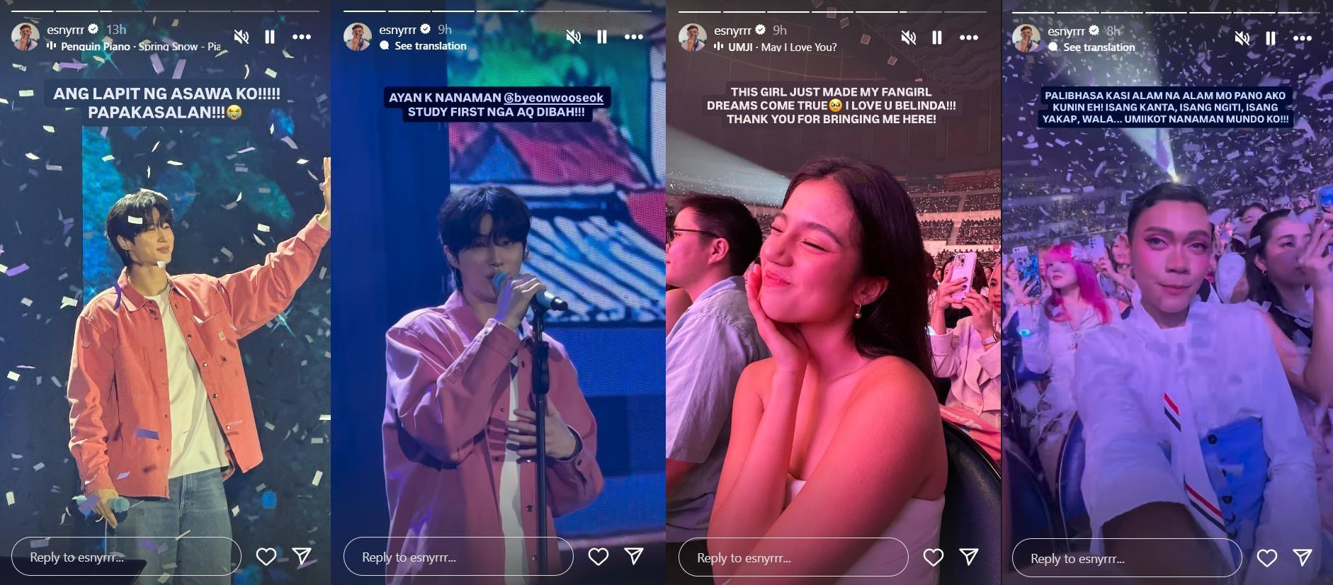 Esnyr, nag-fangirl sa Manila fan meet ni Byeon Woo-seok | GMA Entertainment