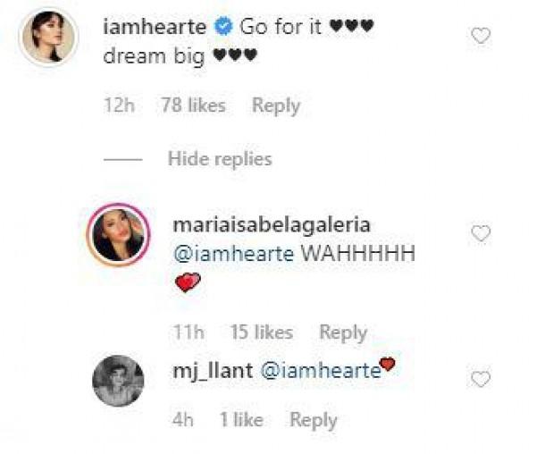 LOOK: Heart Evangelista shows support for Miss Sorsogon Maria Isabela ...