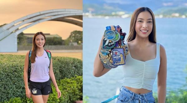 Beauty queen-turned-triathlete Faith Garcia, may 'ipinaglalaban' sa tuwing sumasali ng marathons ...