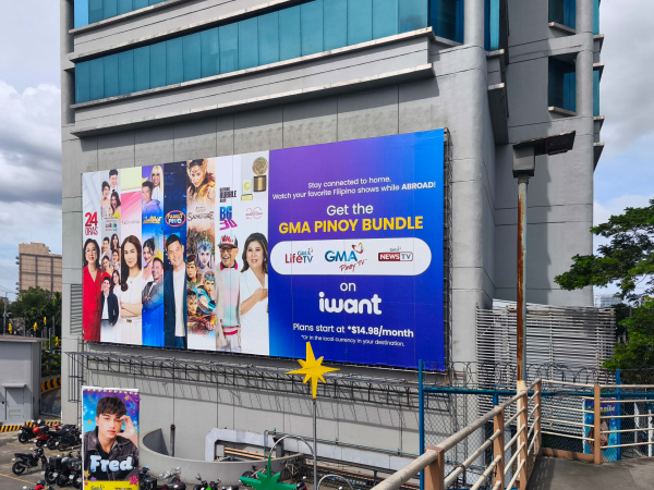 GMA Pinoy TV Lights Up at the GMA Network Center with a Billboard That ...