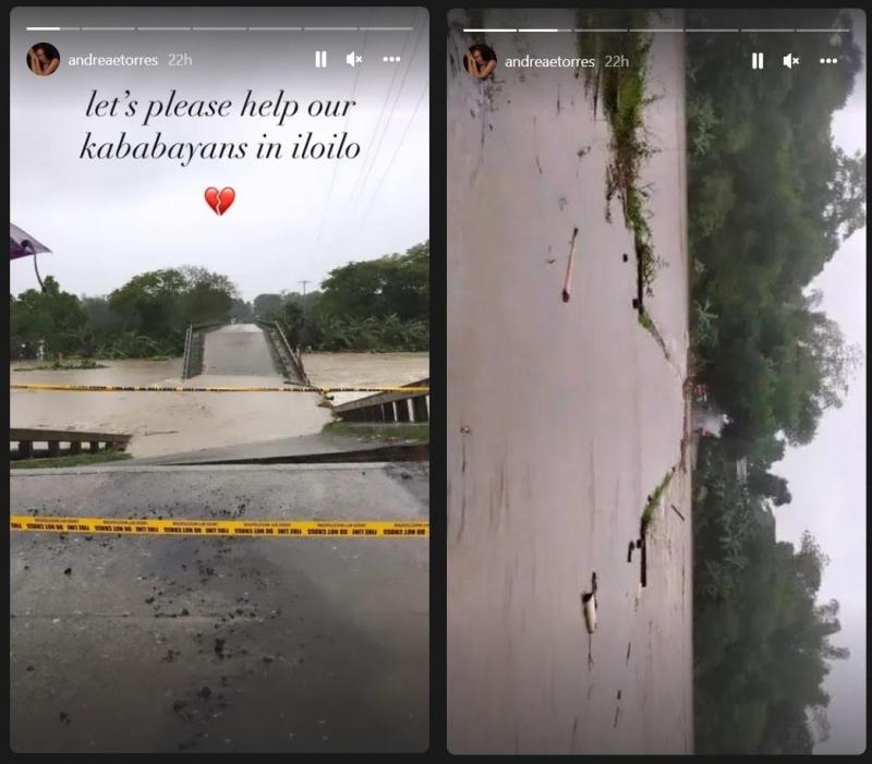 Andrea Torres calls for help for those affected by Bagyong Agaton in ...