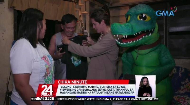 Ruru Madrid, sorpresang bumisita at naghatid ng regalo sa fans ng 'Lolong' | GMA Entertainment