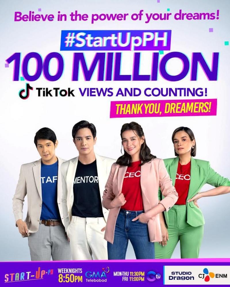 'Start-Up PH' reaches 100 million views on TikTok | GMA Entertainment