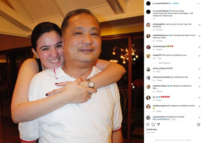 Sunshine Dizon shares details of father's death; asks for prayers | GMA ...
