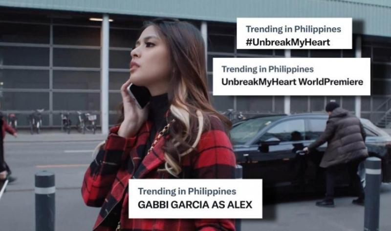 Pilot episode ng 'Unbreak My Heart' at isa sa lead stars nito na si Gabbi Garcia, nag-trending ...