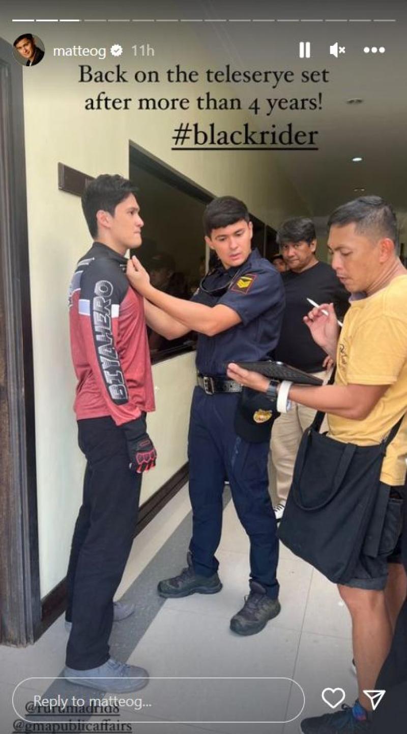 'Black Rider,' unang teleserye ni Matteo Guidicelli matapos ang mahigit ... 'Black Rider,' unang teleserye ni Matteo Guidicelli matapos ang mahigit ...
