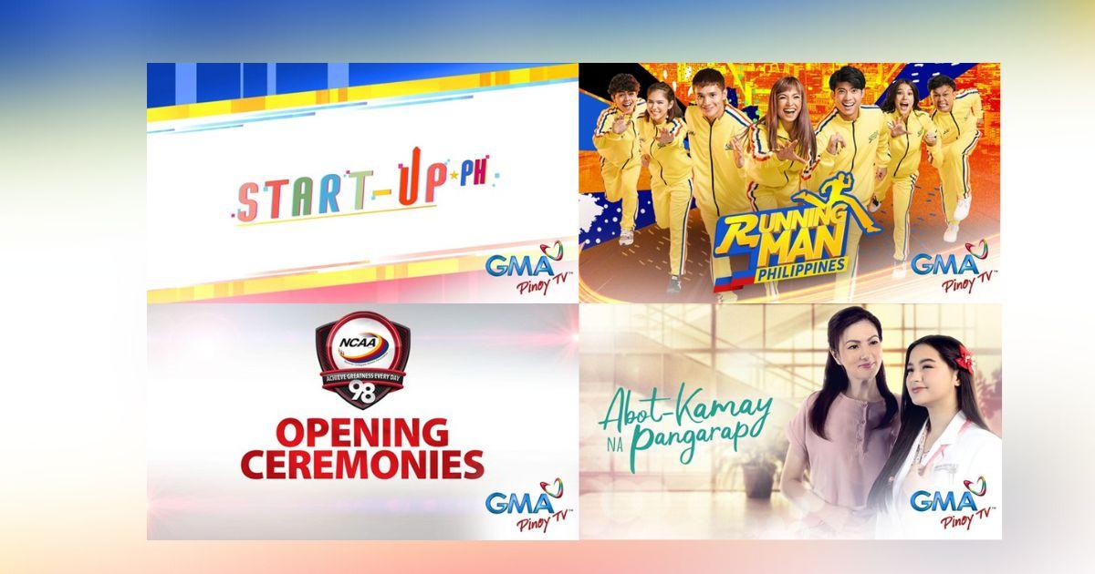 Alden-Bea's Start-Up PH, Running Man Philippines, new NCAA season, and more treats on GMA Pinoy ...