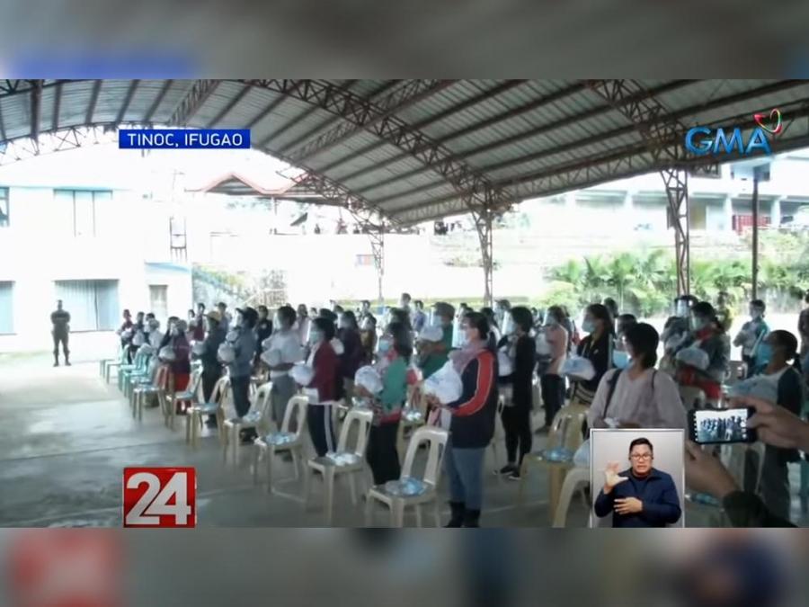 1,800 indibidwal na naapektuhan ng Bagyong Ulysses sa Ifugao, nahatiran ...