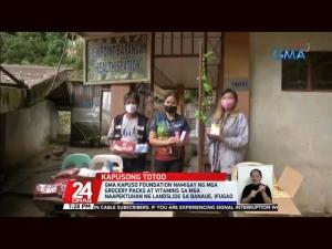 GMA Kapuso Foundation, naghatid ng mga gamot at iba pang ayuda para sa mga apektado ng flash ...