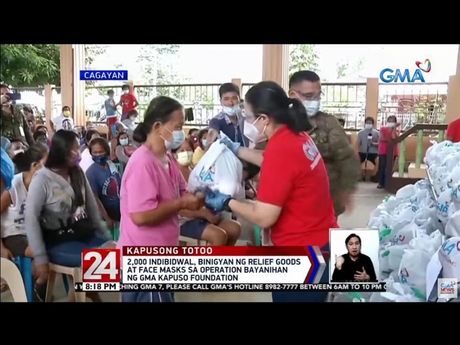 2,000 indibidwal na nasalanta ng bagyong Ulysses sa Cagayan, hinatiran ...