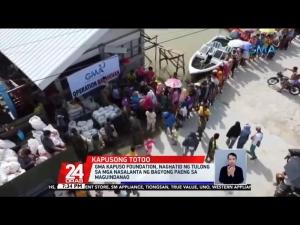 GMA Kapuso Foundation, naghatid ng tulong sa mga apektado ng bagyong Paeng sa Maguindanao ...