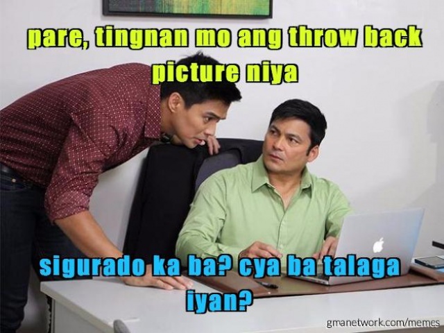 throw back pick | GMA Meme Generator