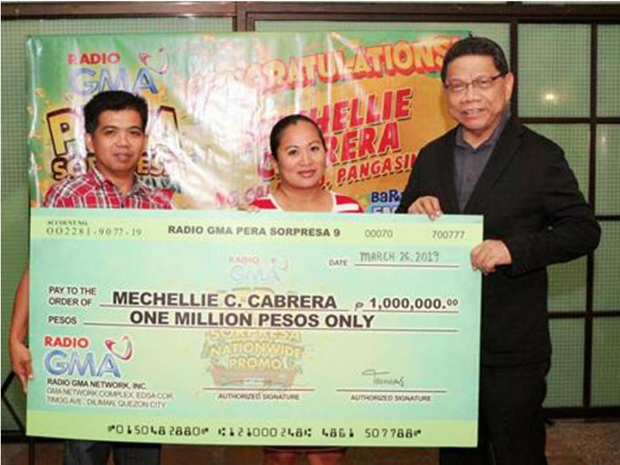 Barangay FM 93.5 Dagupan listener is Radio GMA Pera Sorpresa 9 grand ...